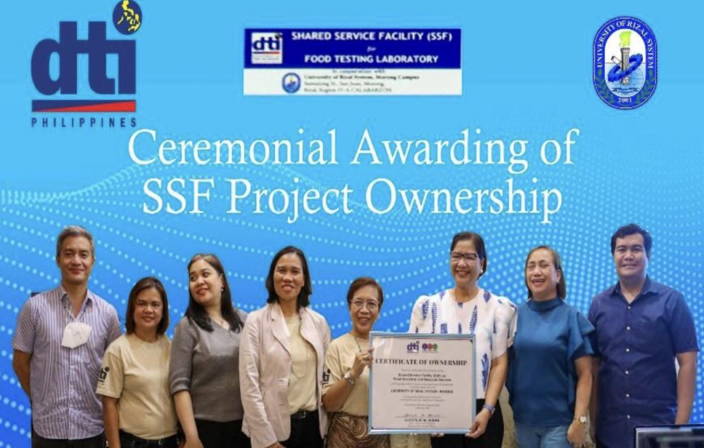 DTI TURNOVER OF FOOD TESTING LABORATORY PROJECT TO URS | University of ...